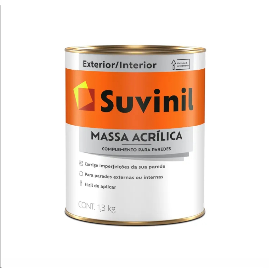 Massa Acrilica 50687594 Suvinil - Loja Mariano